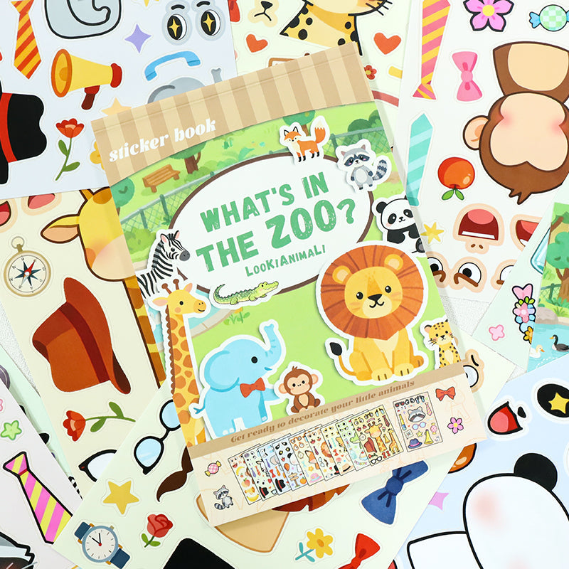 Zoo sticker book – Journaldream