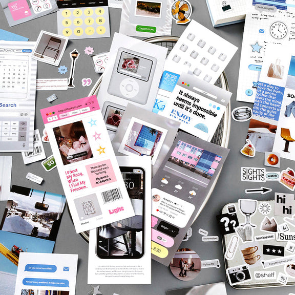 20PCS Daily Sharing Series sticker book – Journaldream