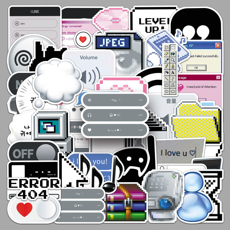 50PCS The Internet age Sticker – Journaldream