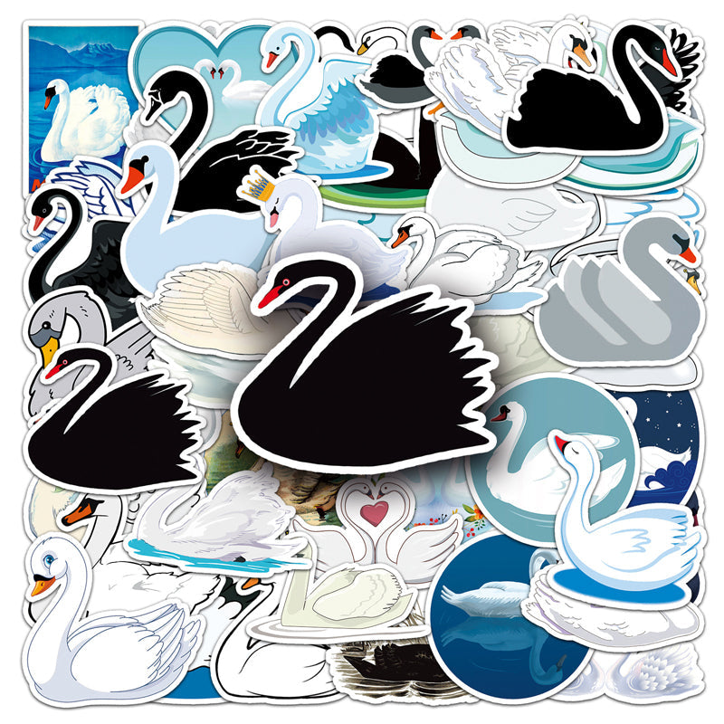 Swan sticker – Journaldream