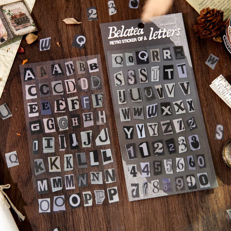 2PCS The Belated Letter series sticker – Journaldream