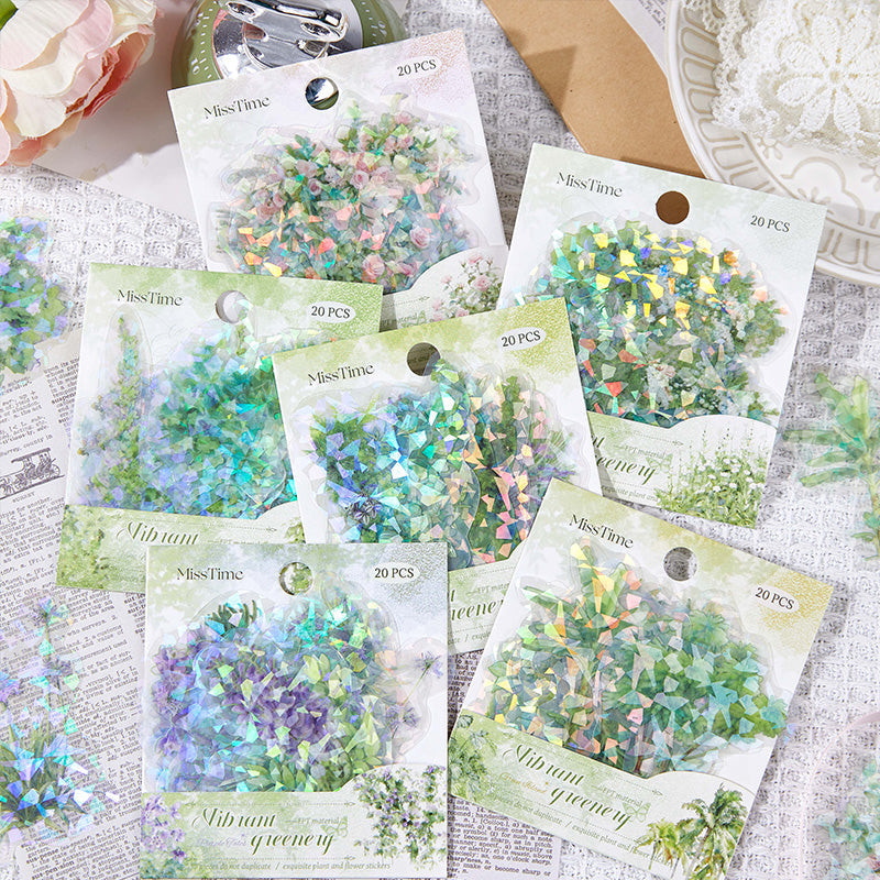 Green Vibrant Series sticker – Journaldream