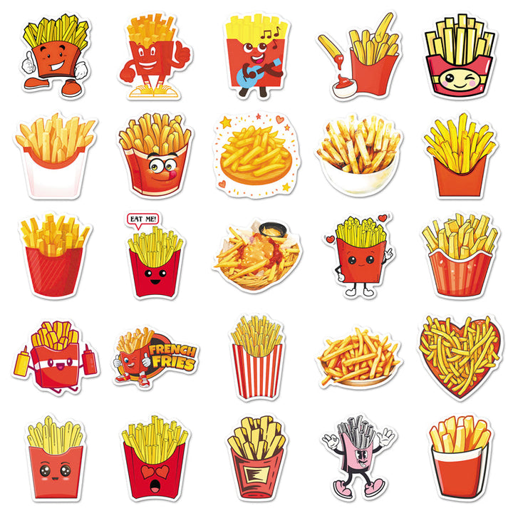 Cartoon fries sticker – Journaldream