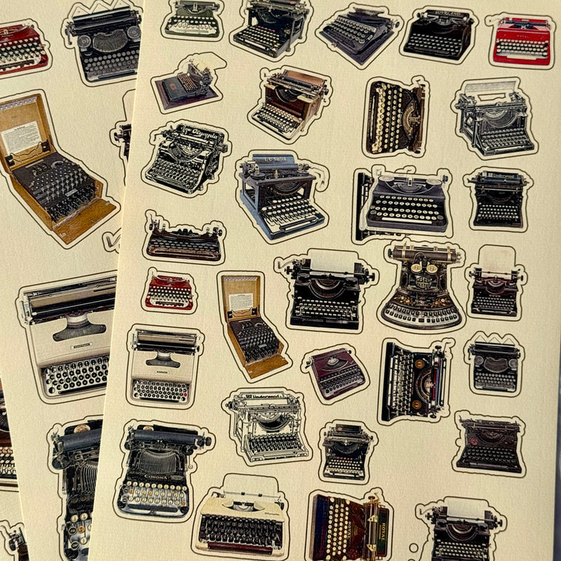 Retro typewriter background paper – Journaldream