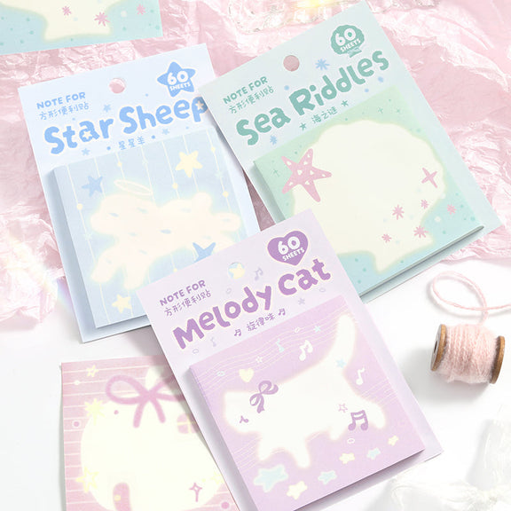 60PCS Dream Town Series note paper – Journaldream