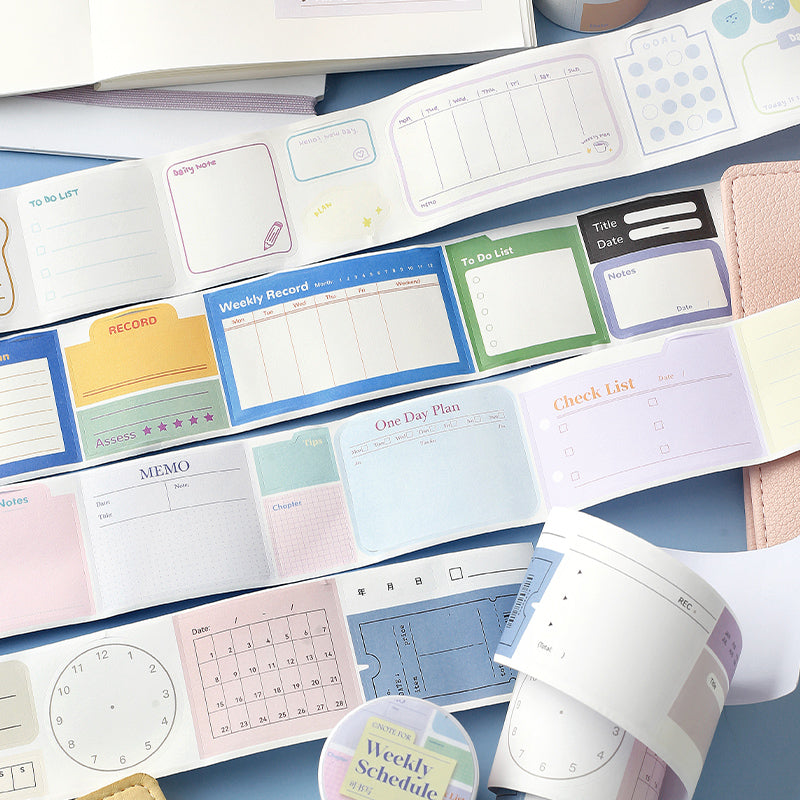 Travel journal series Die Cutting Writing Paper Tape – Journaldream
