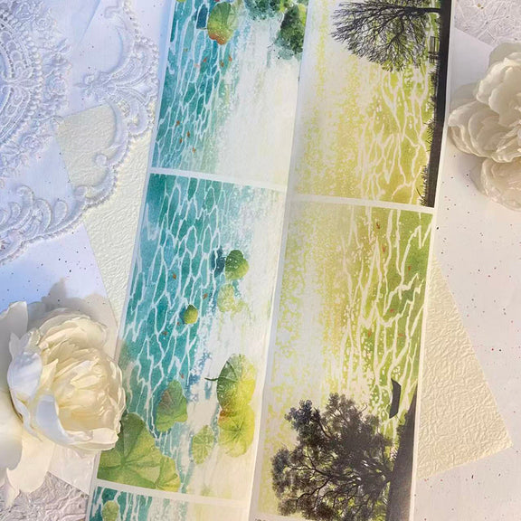Whole Roll 10cm*6m Spring water Washi Tape – Journaldream