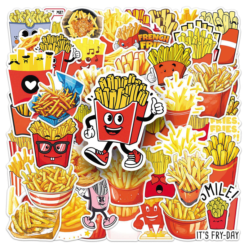 Cartoon fries sticker – Journaldream