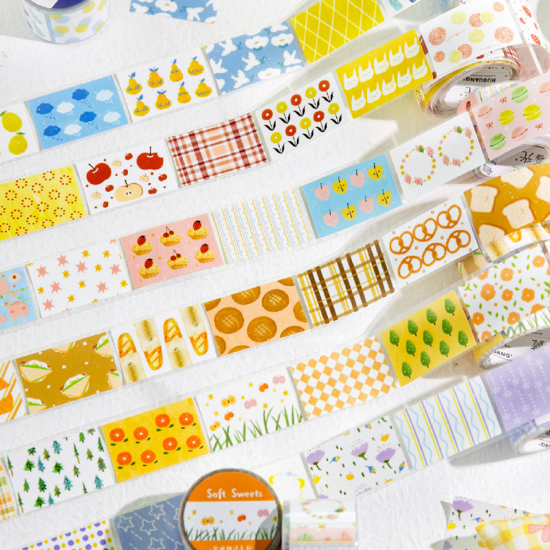 Gummy candy Sweet Poem series Die Cutting Flash Sand Self-adhesive Ta ...